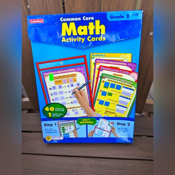Lakeshore | Toys | Lakeshore Common Core Math Activity Cards Grade 2 ...